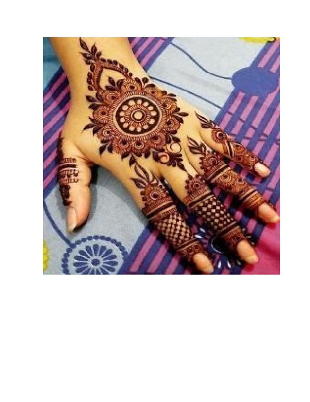 50+ mind blowingly simple mehandi designs (1) | PDF