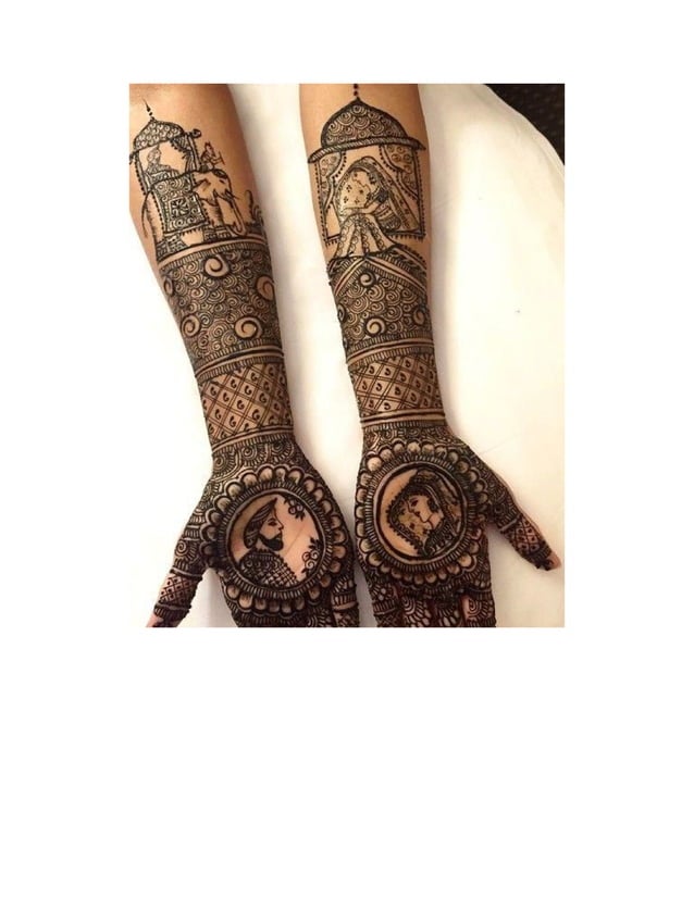 50+ mind blowingly simple mehandi designs (1) | PDF