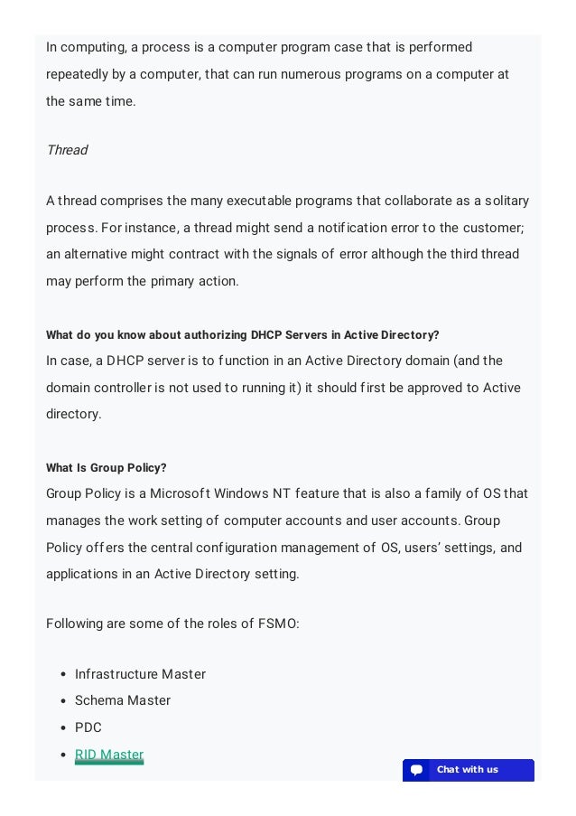 50 most commonly asked windows server interview questions | PDF
