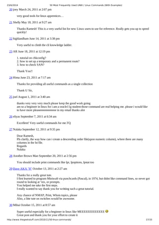50 most frequently used unix linux commands (with examples) | PDF | Operating Systems | Computer ...