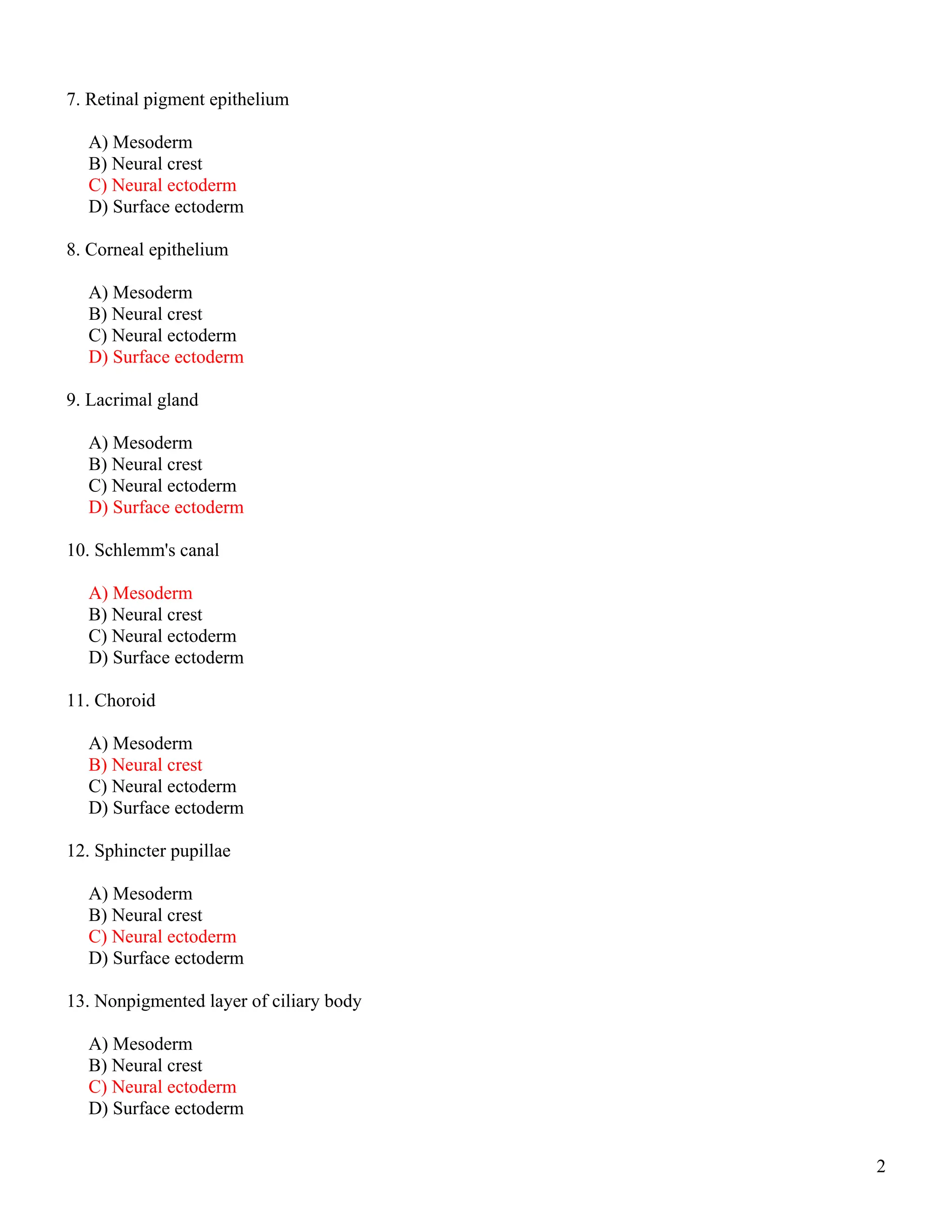 50 Multiple Choice Questions (MCQS) - Embryology & anatomy.doc