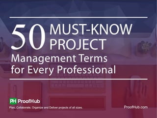 50 must know project management terms for every professional | PPT