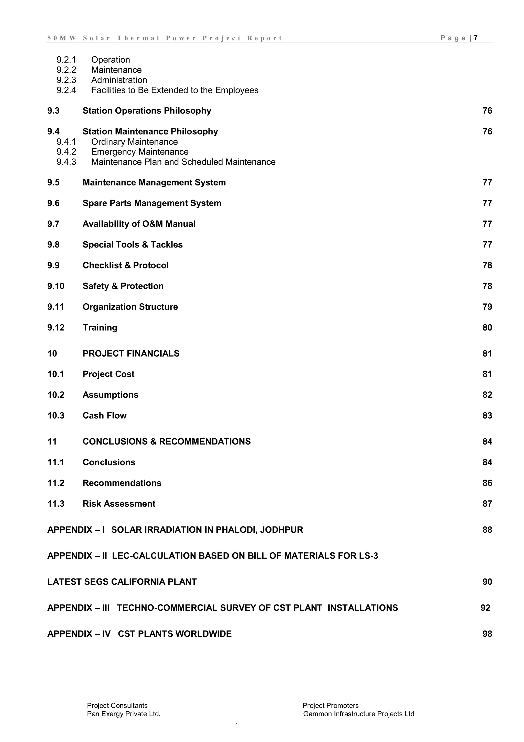 50 MW solar-thermal-dpr | PDF