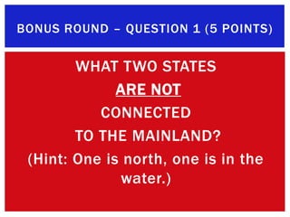 50 nifty states competition | PPTX