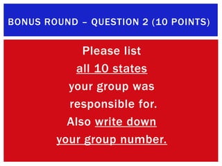 50 nifty states competition | PPTX