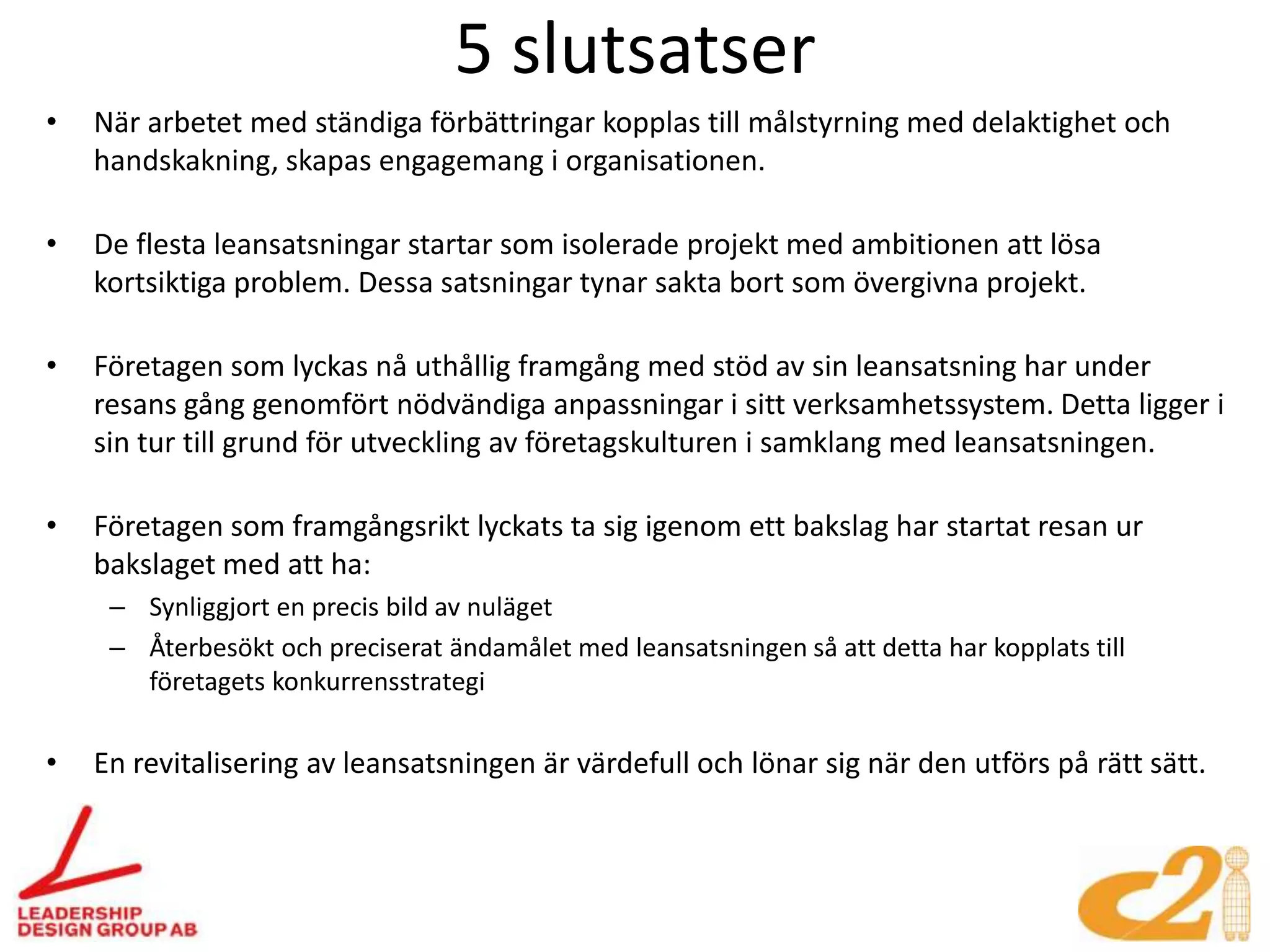 50 nyanser av lean | PPT
