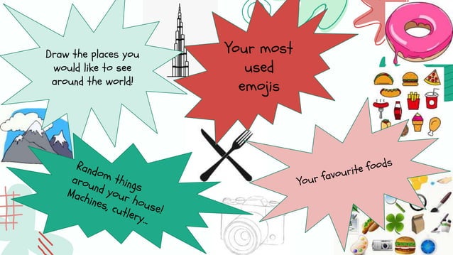 50 objects drawing challenge | PPTX | Painting | Arts and Crafts