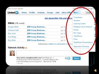 Layers of LinkedIn | PPTX | Social Networking | Internet