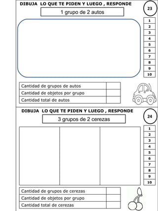50 problemas de multiplicacion ambito numerico hasta el 10 | PPT