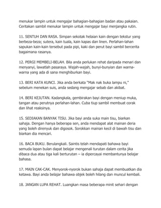 50 rangsangan mudah menjadikan anak bijak | PDF