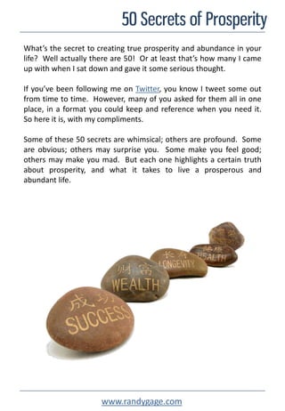 50 secrets of_prosperity | PDF