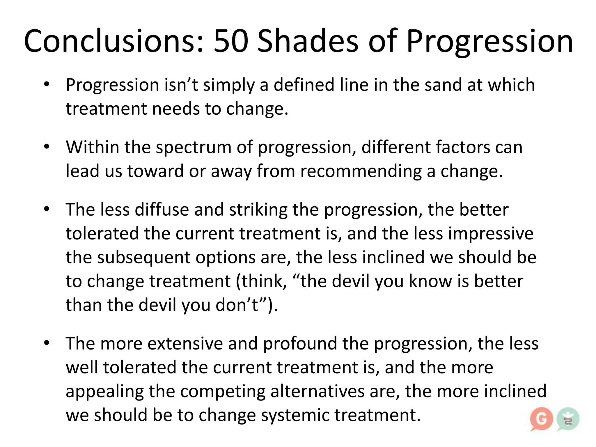 50 Shades of Cancer Progression: The Continuum of Progression & How We ...