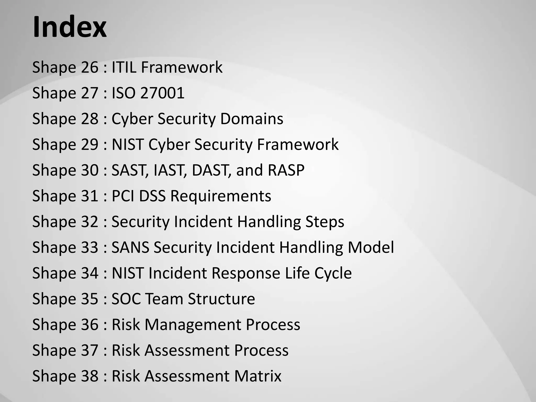 50 Shapes of Network & Information Security | PPTX