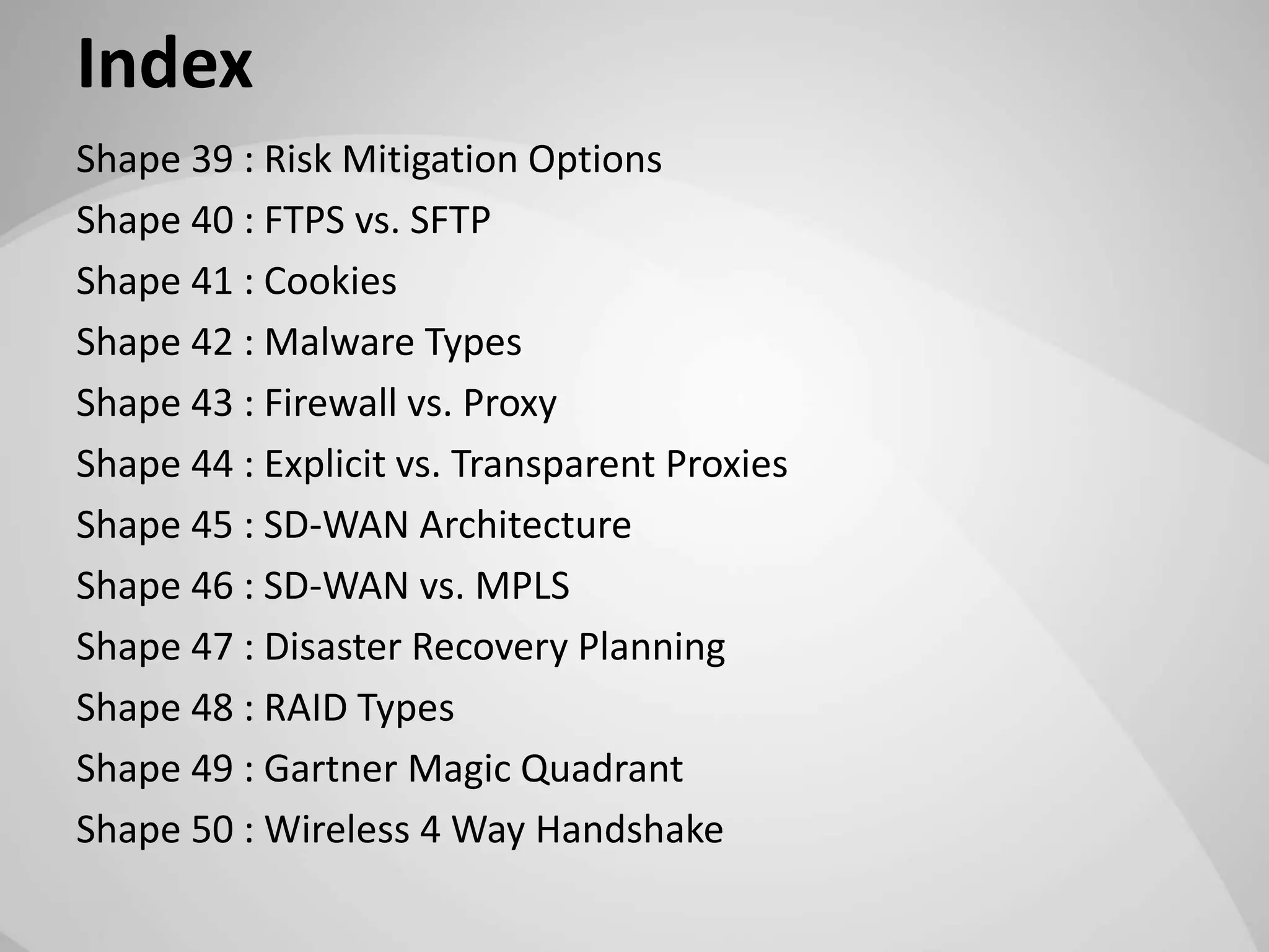 50 Shapes of Network & Information Security | PPT | Free Download