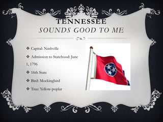 50 states | PPTX | North America Travel | Travel Locations