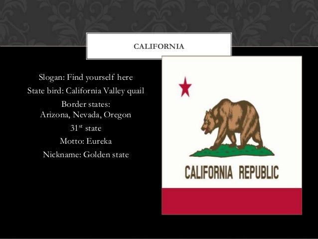 California Nicknames And Symbols