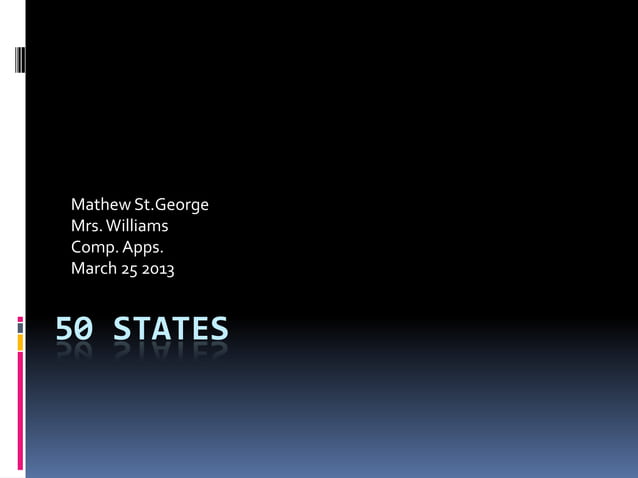 50 states | PPT