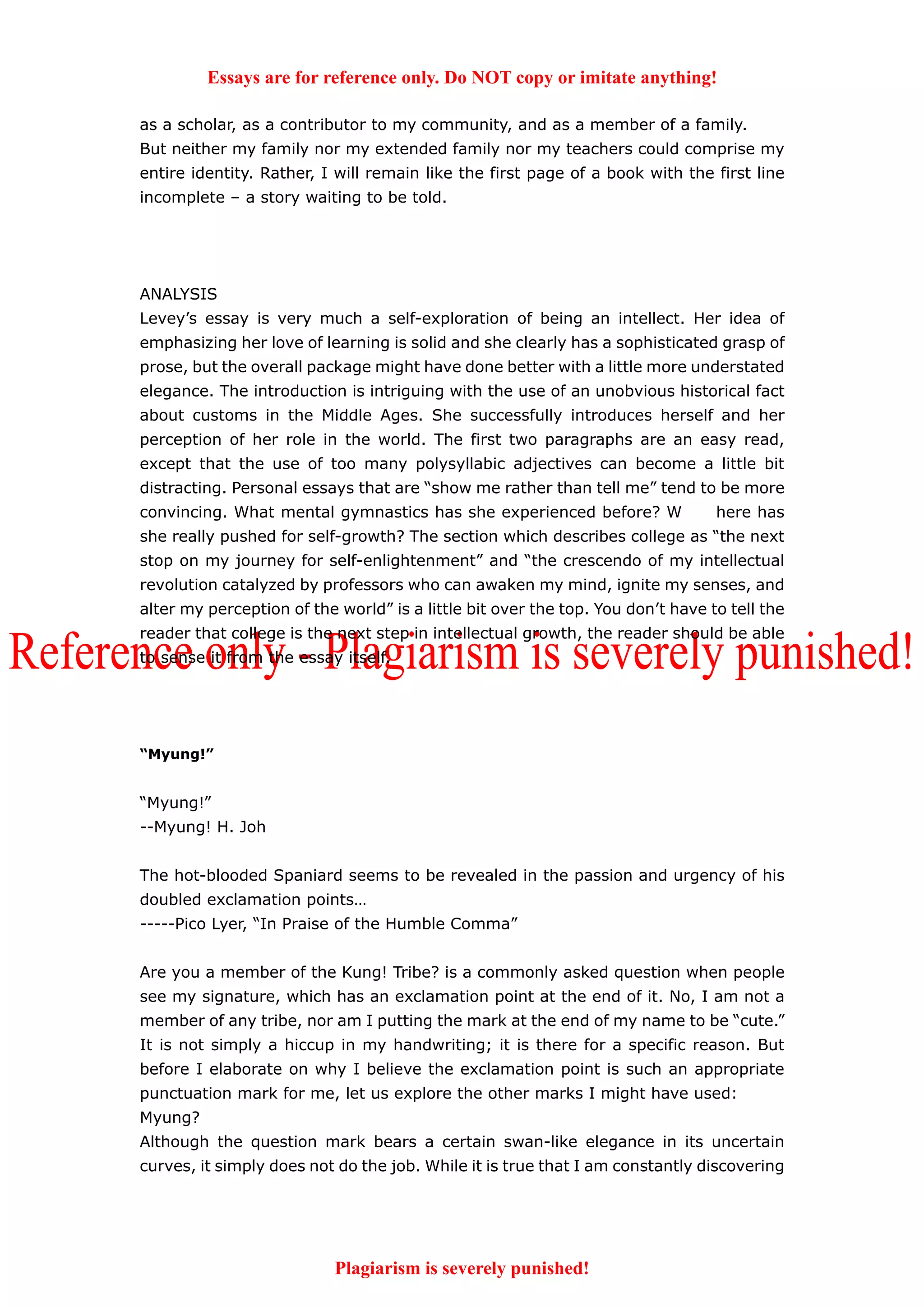 50 successful harvard application essays | PDF