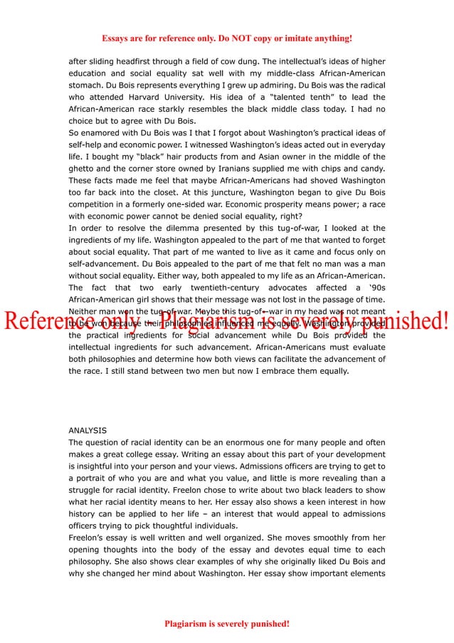 50 successful harvard application essays | PDF