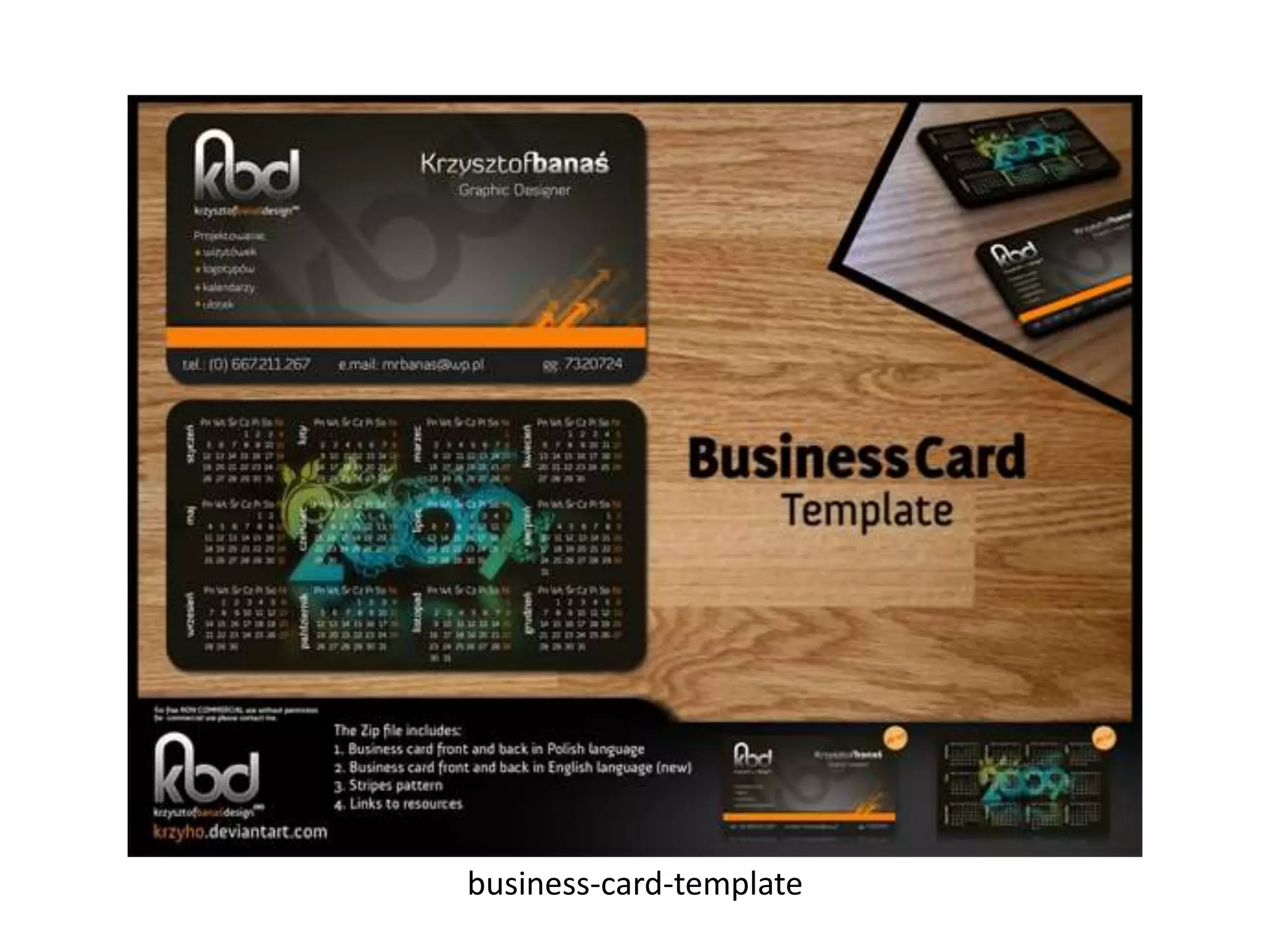 50 template photoshop psd kartu nama unik menarik cantik | PPTX