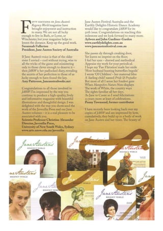 50th edition of Jane Austen'ss Regency World | DOCX