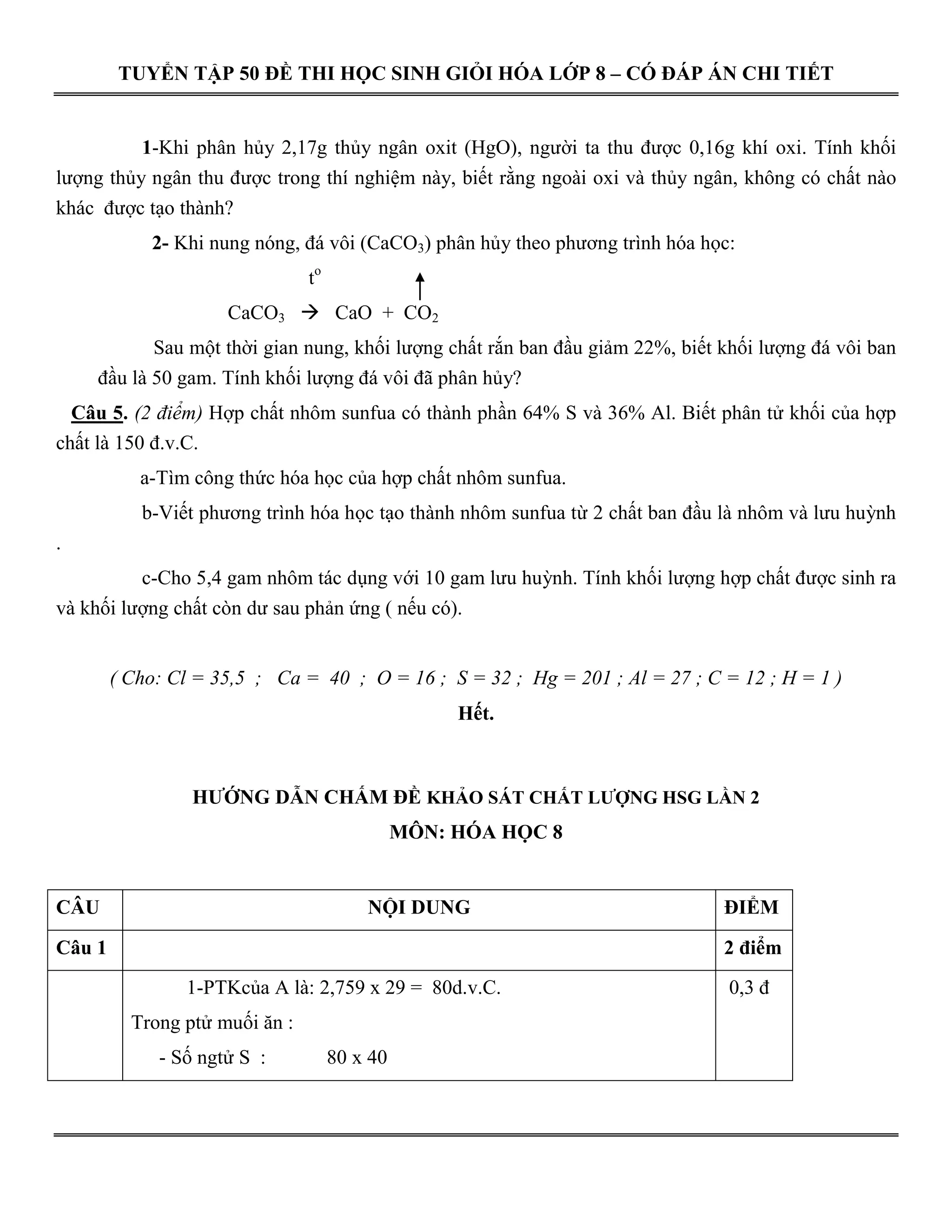 50 đề thi HSG hóa học 8.pdf