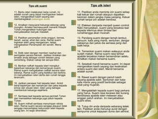 50 tips suami dan isteri | PPT