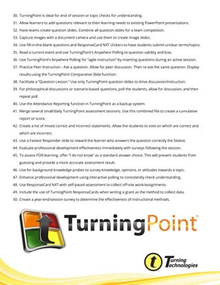 50 turning point ideas | PDF