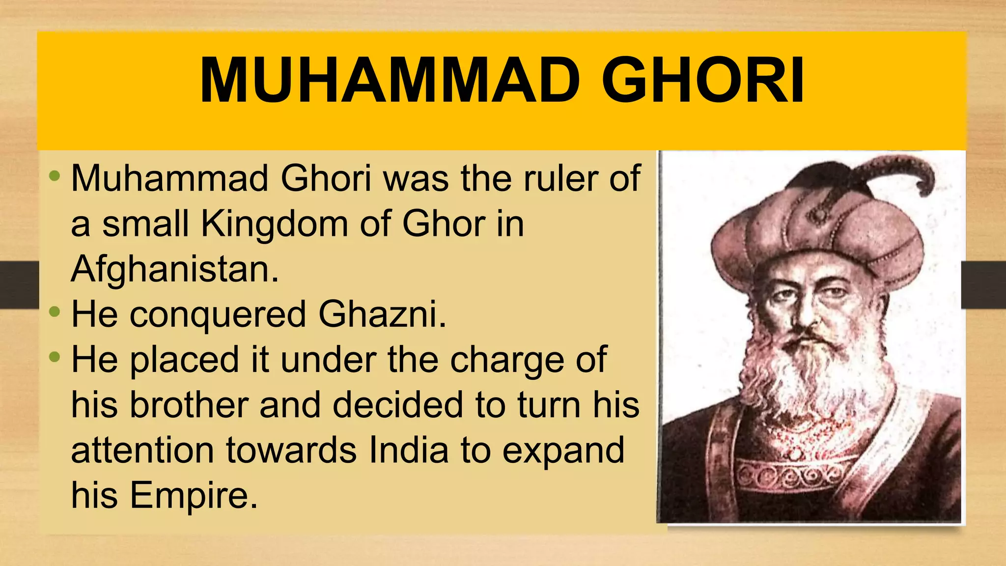 Class 7 chapter_1_2_turkish_invasions_in_north_india_ppt | PPTX