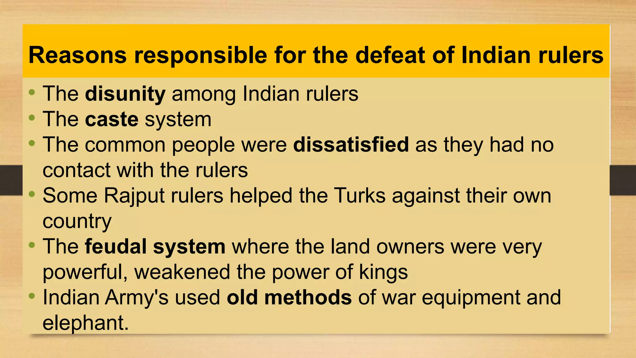 Class 7 chapter_1_2_turkish_invasions_in_north_india_ppt | PPTX