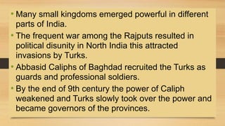 Class 7 chapter_1_2_turkish_invasions_in_north_india_ppt | PPTX