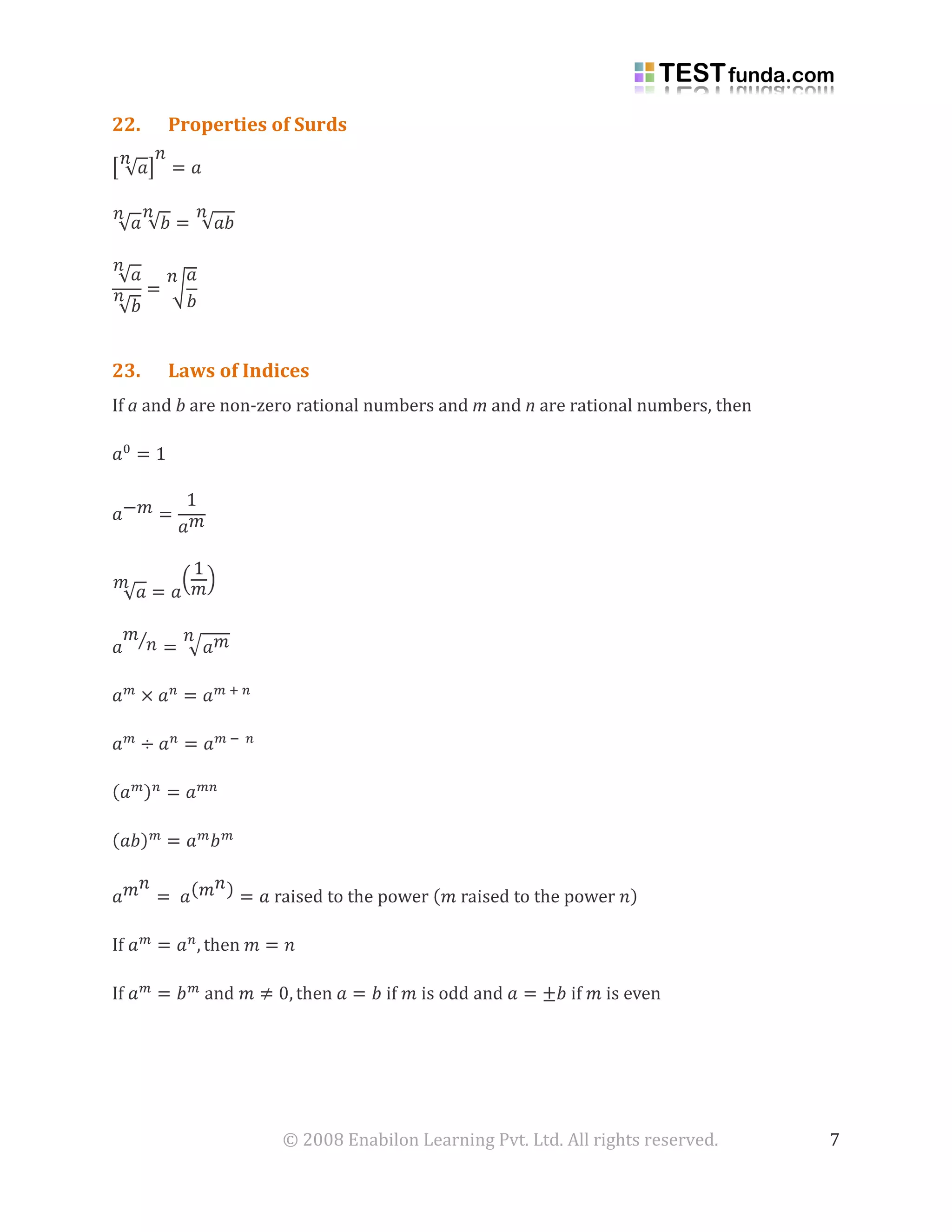 50 useful quant formula | PDF