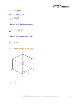 50 useful quant formula | PDF