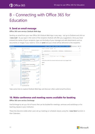 50 Ways to Use Office 365 for Education | PDF