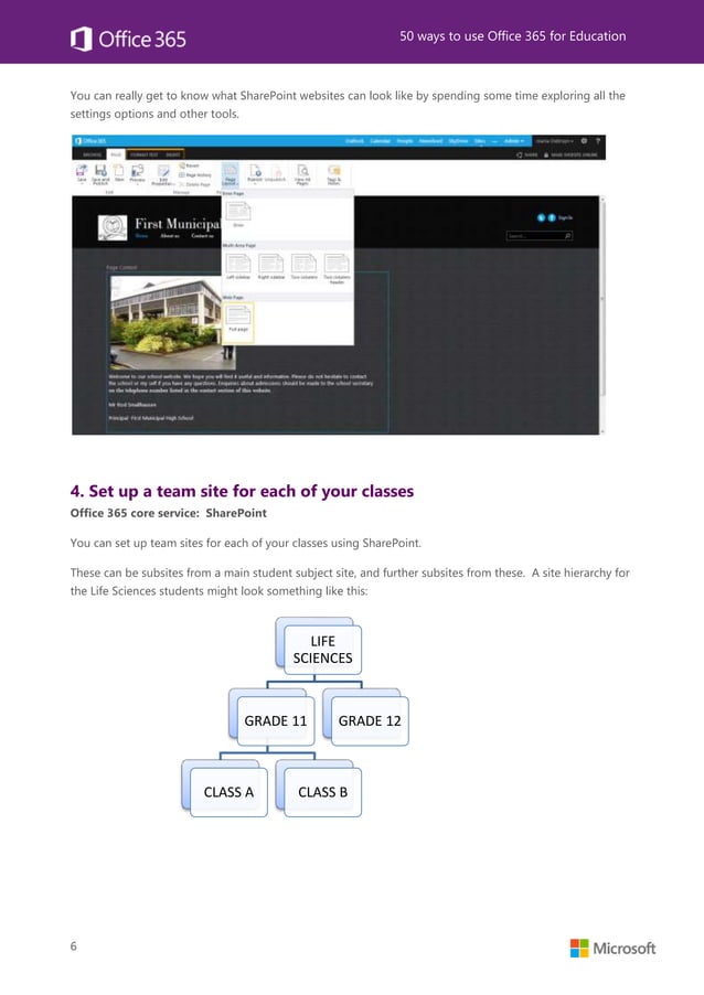 50 Ways to Use Office 365 for Education | PDF | Web Development | Internet