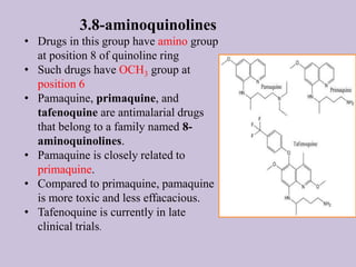 INTRODUCTION TO MALAREA [ANTI-MALARARIAL DRUGS AND ITS ANALOGUES] | PPTX