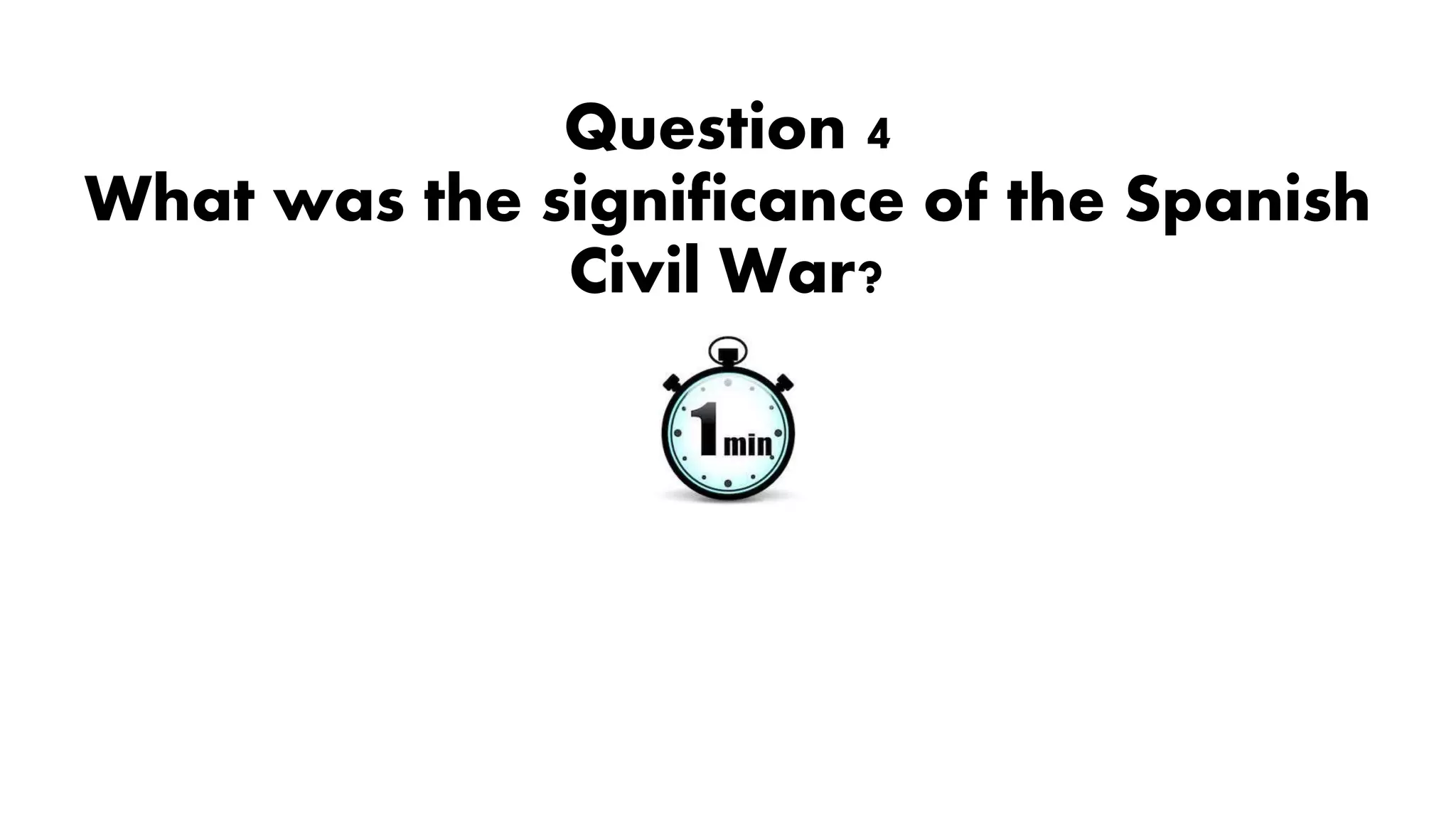 REVISION IGCSE CAMBRIDGE HISTORY: SPANISH CIVIL WAR | PPTX