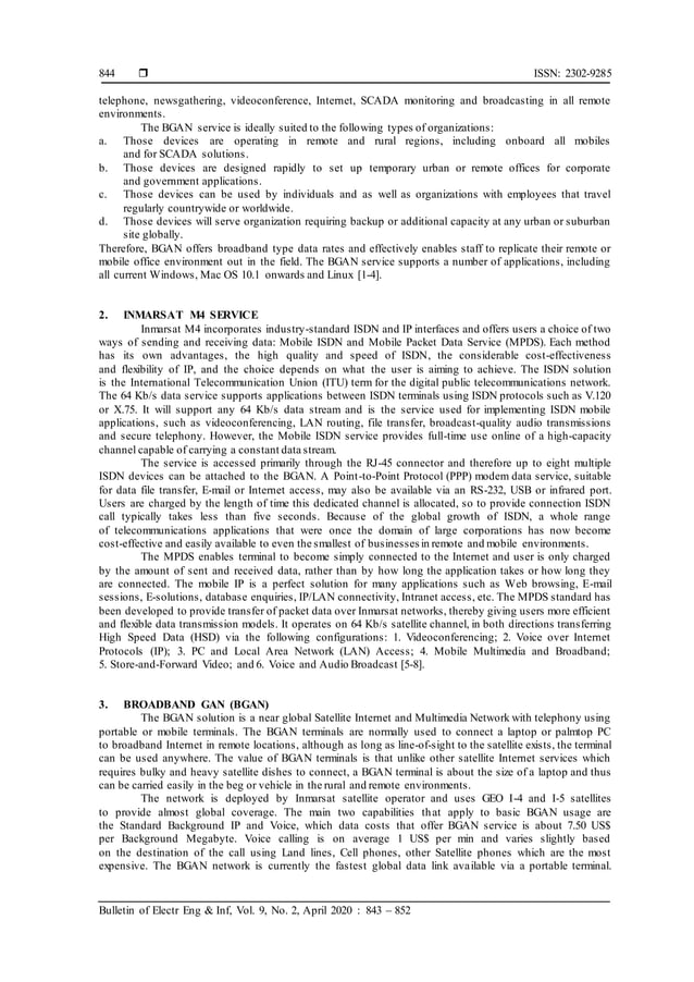 Introduction to inmarsat broadband global area network for mobile ...