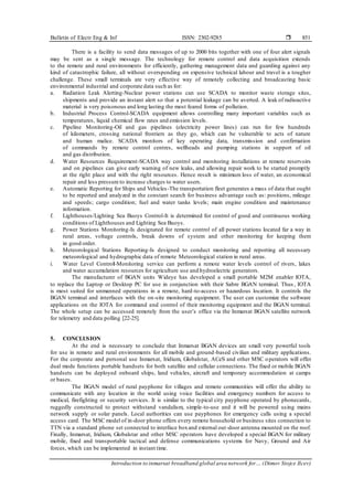 Introduction to inmarsat broadband global area network for mobile ...