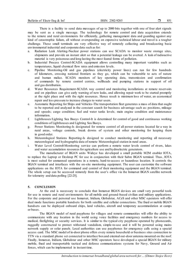 Introduction to inmarsat broadband global area network for mobile ...