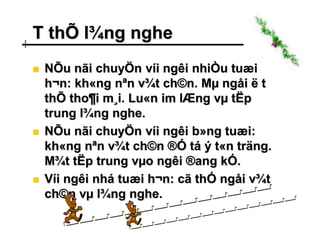 51. lang nghe | PPT