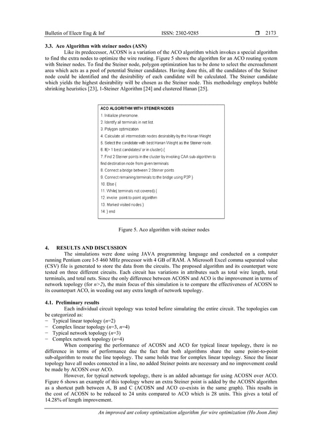 An Improved Ant Colony Optimization Algorithm For Wire Optimization Pdf
