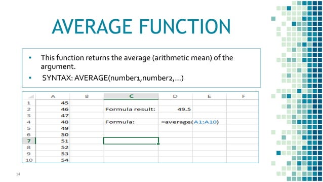 Using Excel Functions | PPTX | Business Accounting & Finance | Business