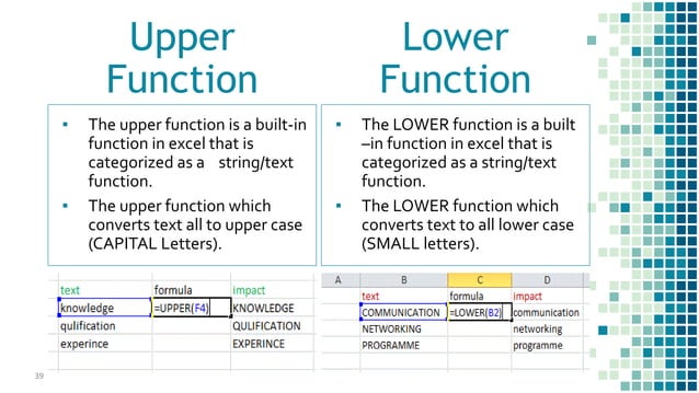 Using Excel Functions | PPT