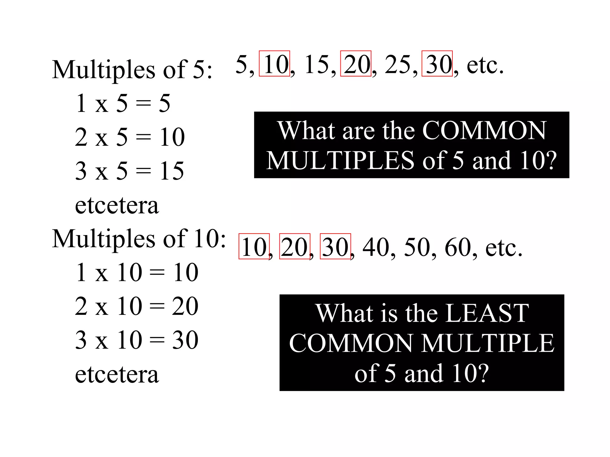 November 4th on LCM, Ordering/Comparing Fractions | PPT