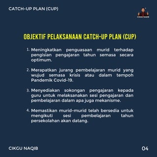 Catch-Up Plan (CUP) | PDF