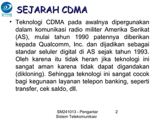 51 cdma-overview | PPT