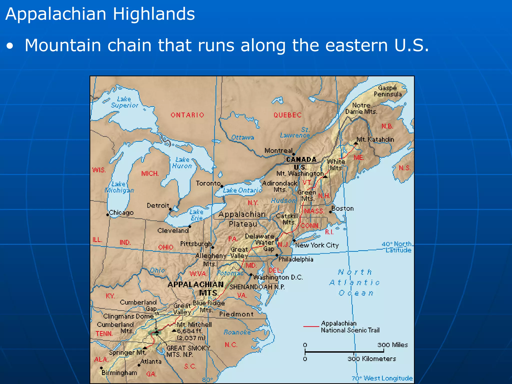 5.1 - North American Landforms and Resources | PPT