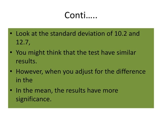 Coefficient Of Variation Pptx