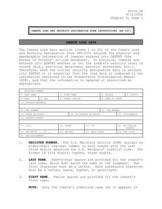 Designation Process in the BOP | PDF